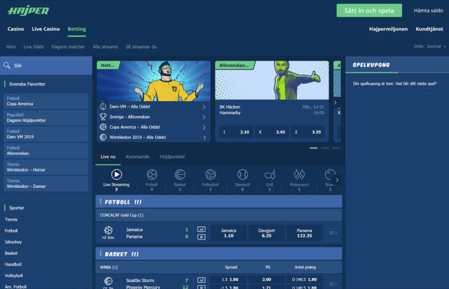 Hajper >> Casino, Betting & E-Sport i Raketfart ⋆ SvenskLicens.com